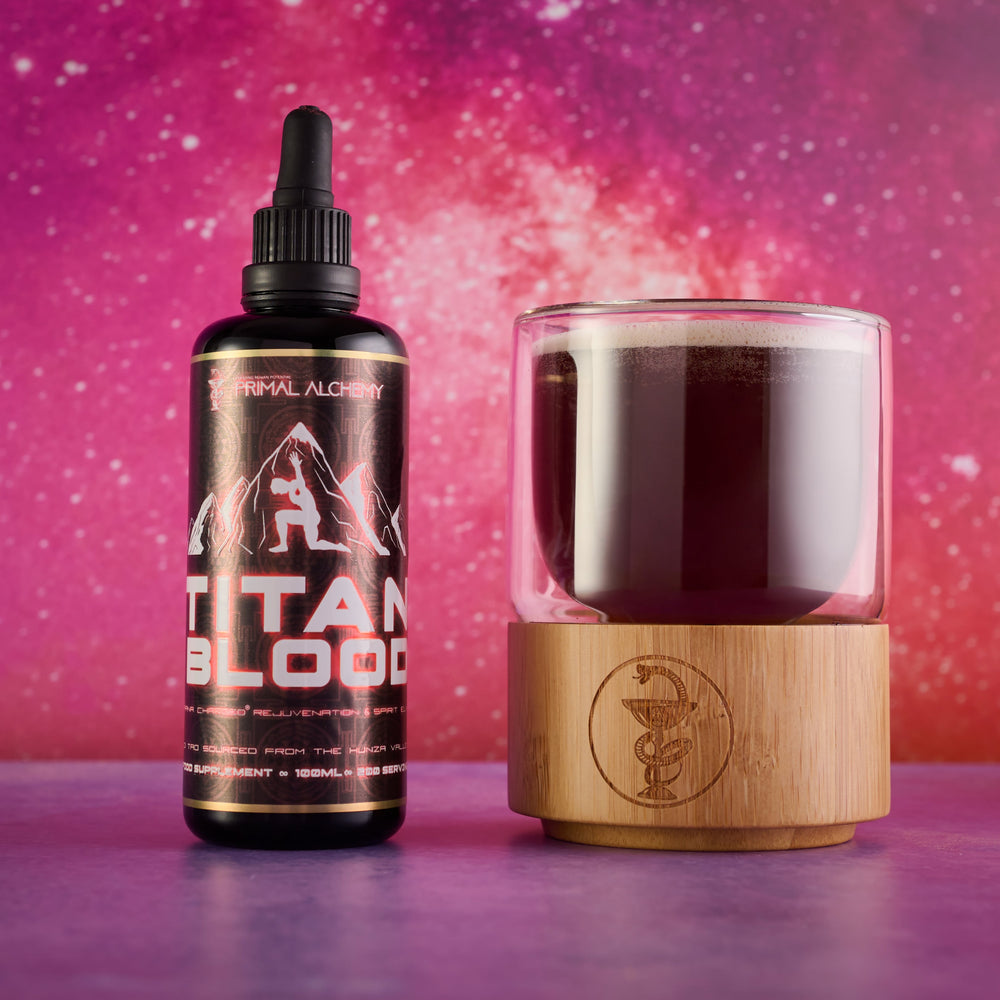 Titan Blood ∞ Prana Charged® Himalayan Shilajit Elixir
