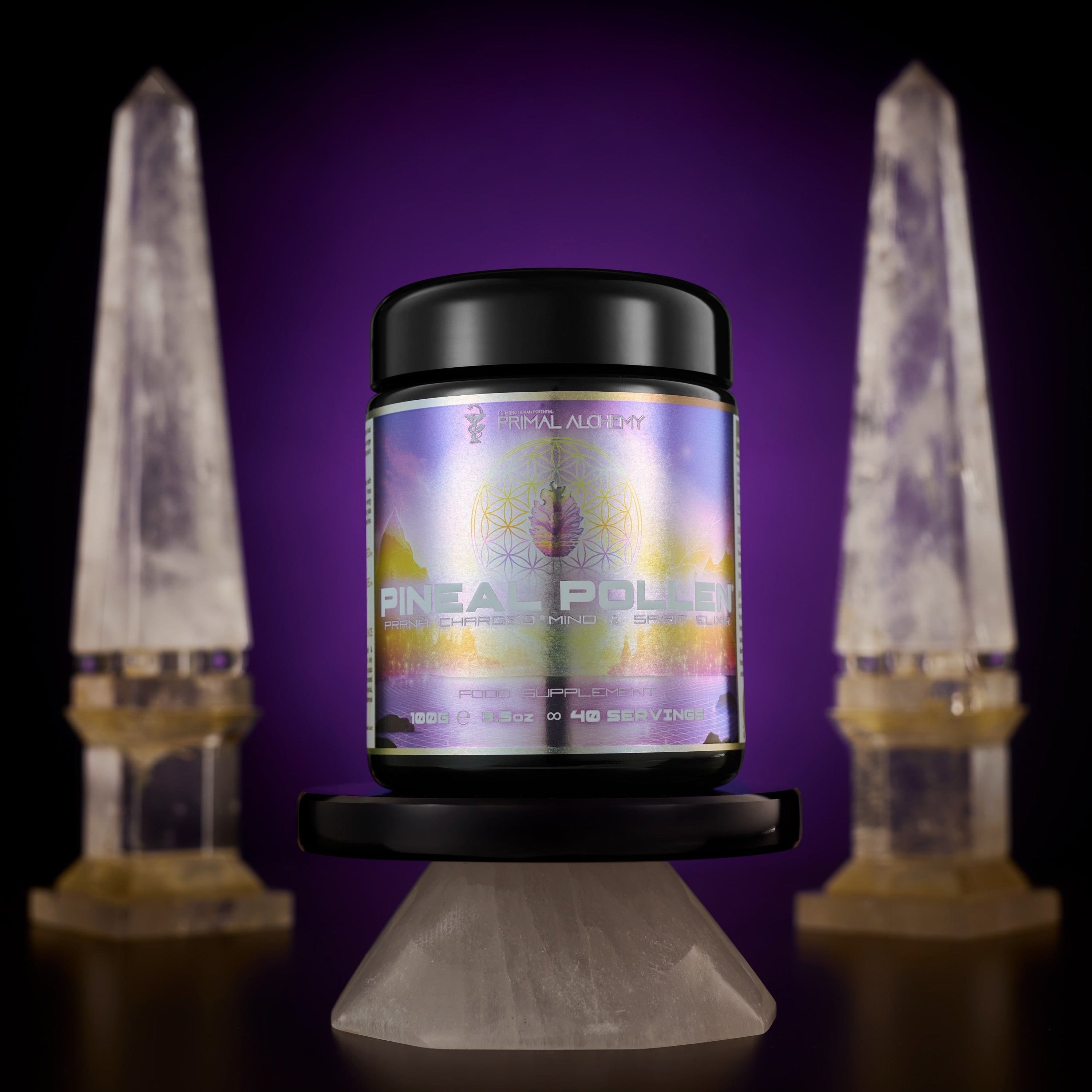 Primal Alchemy's Pineal Pollen ∞ Prana Charged™ Third Eye Nutrition
