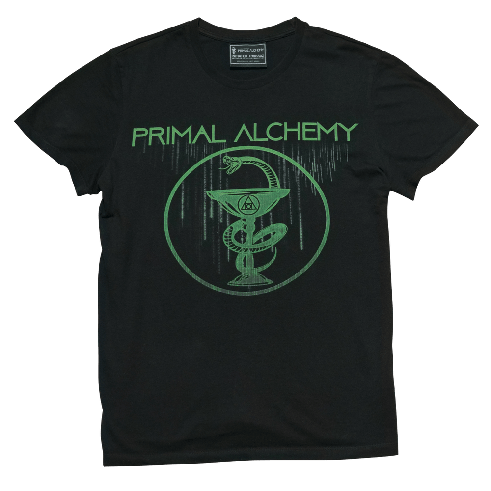 Primal Alchemy - Matrix Logo T-Shirt (Organic Cotton Clothing)