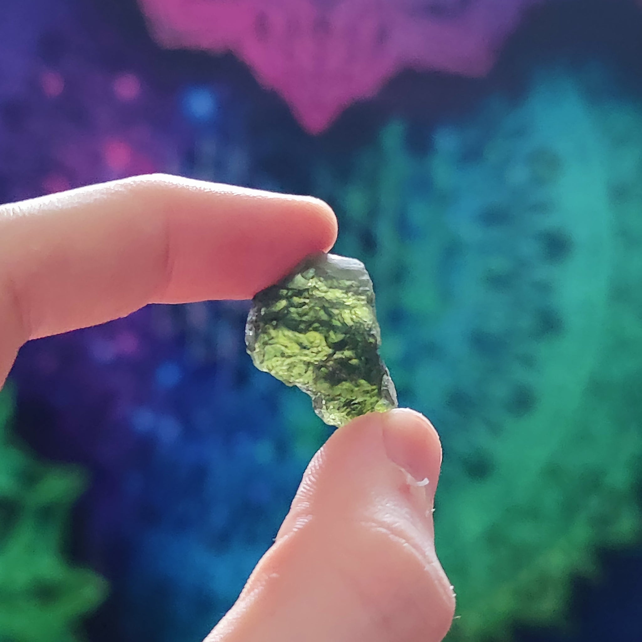 Primal Alchemy: Divinity Stones Authentic Moldavite Crystal #3