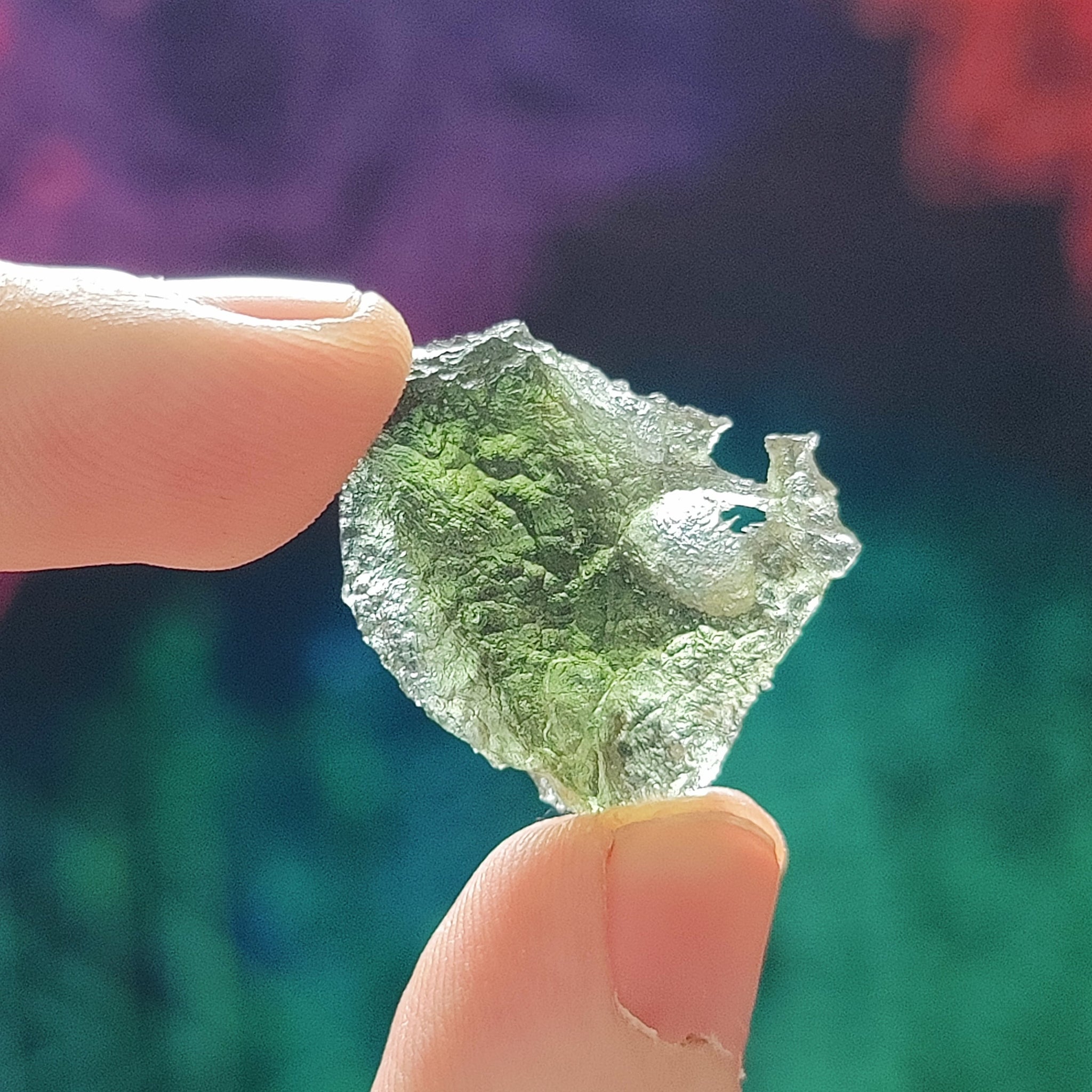 Primal Alchemy: Divinity Stones Authentic Moldavite Crystal #26